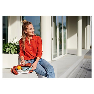 Mepal Take A Break Flat Lunchbox, White