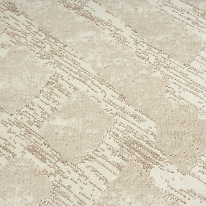 Abani Terra Cream Area Rug for Living Room, Bedroom - Rustic Modern Pattern - 2' x 3' - Durable & Easy to Clean