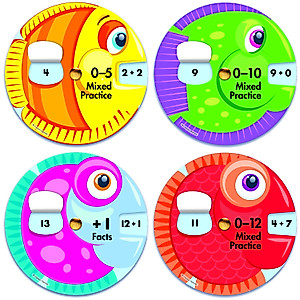 Carson Dellosa EZ-Spin Addition Math Manipulative, 18 Piece Bulletin Board Cutouts, Addition Bulletin Board and White Board Decorations, Math Classroom Décor