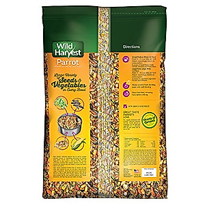 Wild Harvest Advanced Nutrition Parrot 8 Pound Bag,White