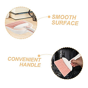Garneck 1 Set Mini Broom Dustpan Tiny Dustpan Keyboard Broom Cat Litter Cleaning Broom Crevice Brush Detailing Brush Tabletop Small Broom Pets Dustpan Mini Hand Broom Animal Waste Broom Pp