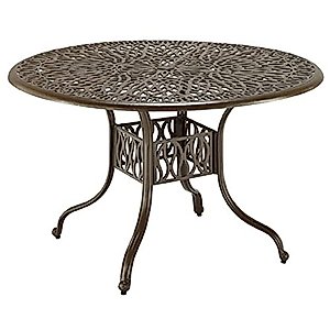 homestyles 6659-32 Outdoor Dining Table, 48Lx48Dx29H, Taupe