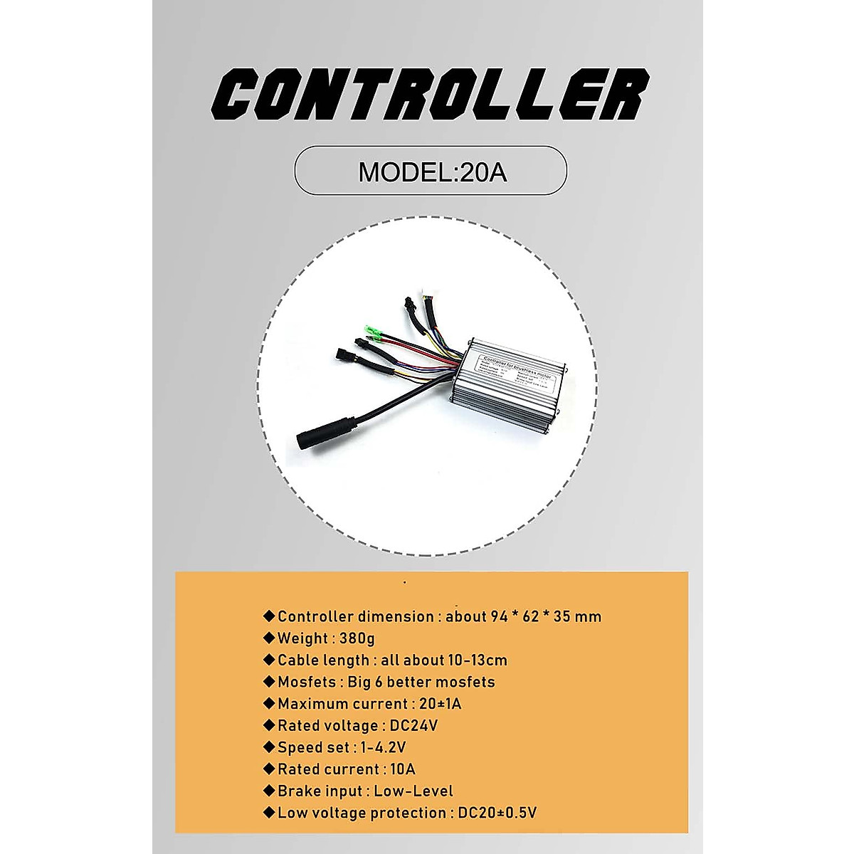 ZYXU Electric Bike Conversion Kit 48V500W E-Bike Conversion Kit Electric Bike Kit E-Bike Electric Bike Brushless Motor Hub 16" 20" 24" 26" 27.5" 28" 29" 700C, Front Wheel, with LED880 Display,16"
