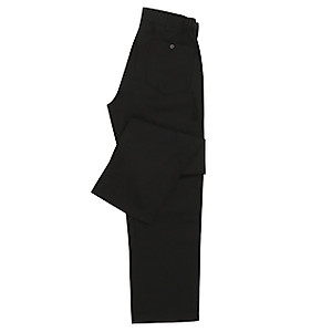 Chef Works Men's Professional Series Chef Pants, Black, Medium