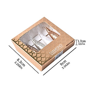 LAMUSELAND 4 Colors Liquid Glitter Eyeliner, Metallic Shimmer Diamond Mermaid Eyeshadow, Waterproof Long Lasting Sparkling Eye Liner Makeup Colorful Set for Women Girls (A)