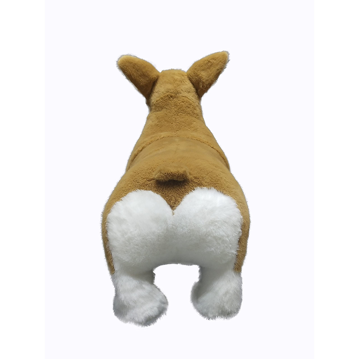 Corgi Dog 20 Inch Realistic Lifelike Louie Welsh Corgi Dog Plush Stuffed Animal Pet Dog Huggle Furry Corky