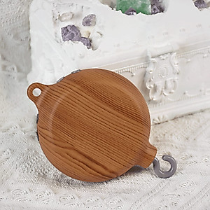 HLEEDUO crib mobile motor,music box spinner with adjustable volume，baby mobile with 3 moeds(rotating&music,rotating only,music only),music box Play 12 lullabies，Portable Sound Machine，Battery Operated