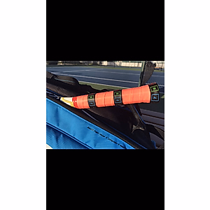 The Tennis Grip Guide by Tennisbuilder | Designed for Adults and Kids Tennis Racket | from Advanced to Beginner Tennis Players (Large, 3 Pack)