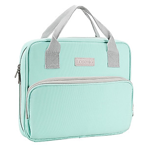 Bible Cover for Women, Losong Large Bible Carrying Book Case with Durable Handle & Multi-Pockets Organizer Church Tote for Girls Catholic Christian Gifts, Fits for Study Bible Protective Bag Leopard