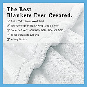 Yaoola Vintage Mushroom Flannel Blanket, All Season Soft Cozy Plush Bed Throw fit Bedroom Living Room Sofa Couch Bedding Office Cinema Farmhouse Beach Yoga Travel 50"x40" for Kid