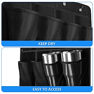 Intersnug Water Bottle Organizer,Water Bottle 24 Holders Over The Door Water Bottle Storage Rack Stanley Cup Organizer Various Sizes Cup Organizer For Kitchen Cabinet Pantry Closet Bedroom Bathroom