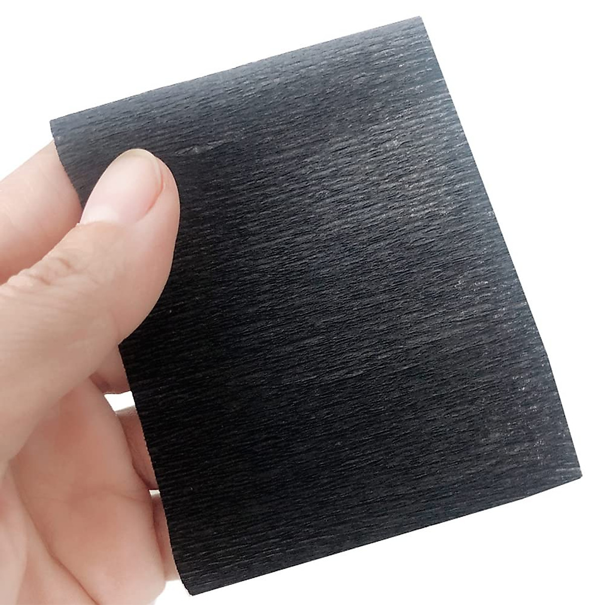 2 PCS Disposable Barber Neck Strips Waterproof Neck Paper Tissue Roll for Salon Haircutting Styling Coloring Black