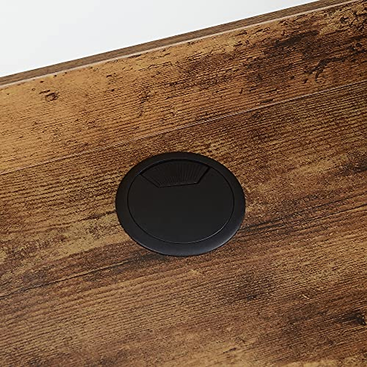 Convenience Concepts Designs2Go Student Desk with Magnetic Bulletin Board and Shelves, Barnwood