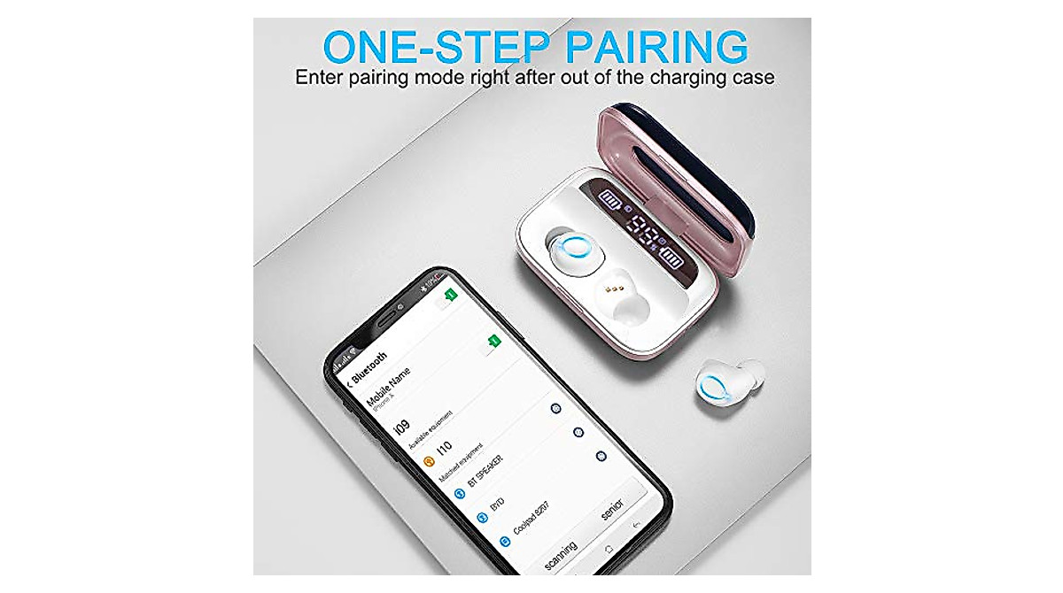 Motast Wireless Earbuds - 140H Playtime & IP7 Waterproof