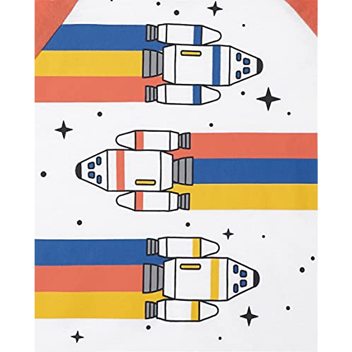 The Children's Place baby boys The Children's Place and Toddler Long Sleeve Fashion Tops Shirt, Space, 3T US