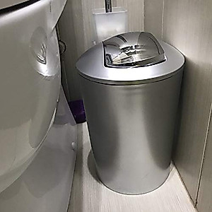 WSLLK Under Sink Trash can 6.5L Bathroom Garbage European Style Trash Wastebin with Lid Kitchen Trash Cans Storage Tools Garbage Waste Bin