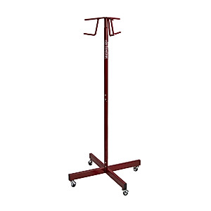 Tandem Sport Volleyball Net Storage Rack - Holds 1 Standard Net - Volleyball Equipment Storage - Volleyball Net Rack - Red