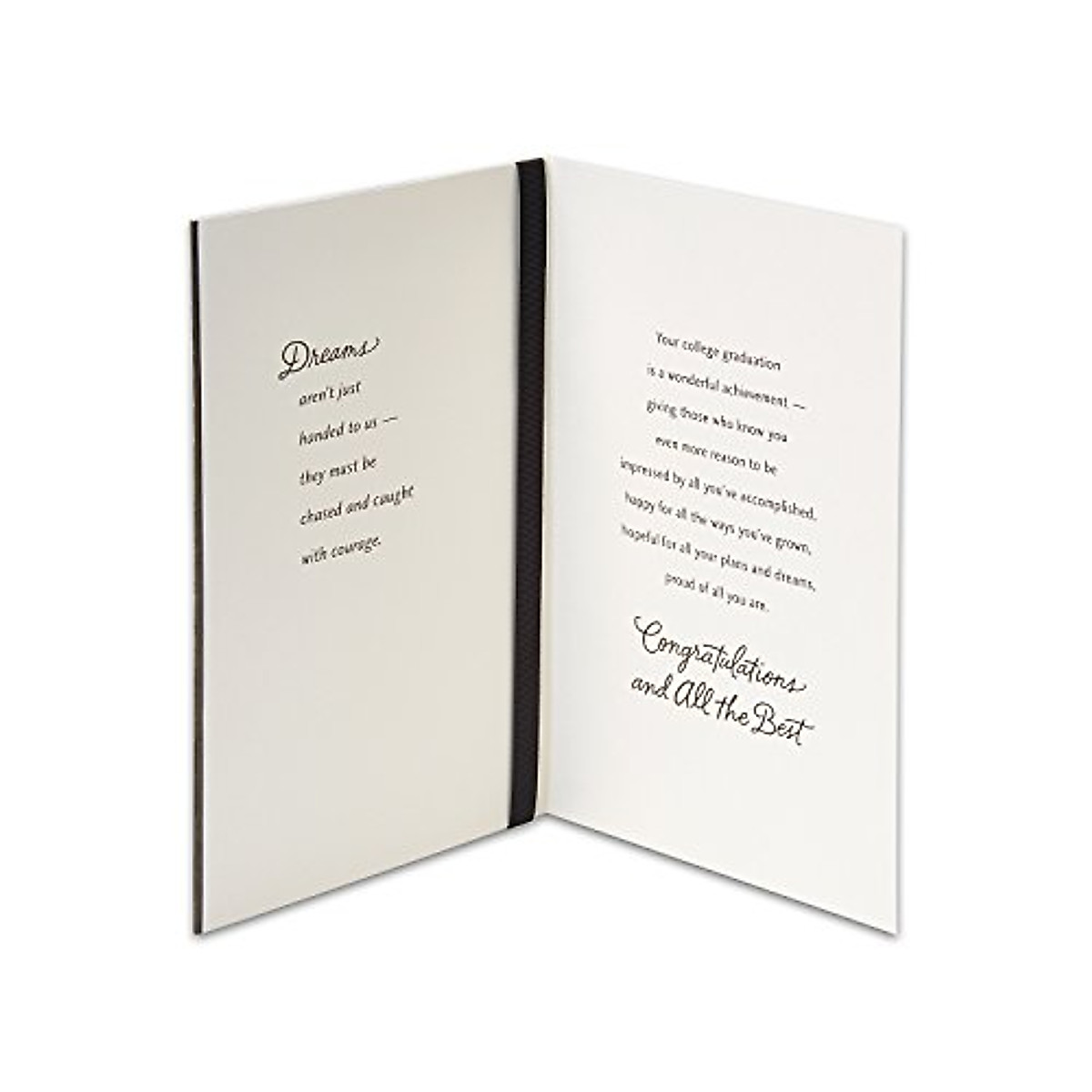 American Greetings College Graduation Card (Dreams Must Be Chased)