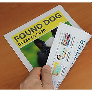 PPD Double Sided Photo Paper, Matte Brochure Paper 13 x 19 for Inkjet Printer, 210 gsm, 9 mil Thick for Magazine, Flyer, Presentation, Program, Instant Dry & Water Resistant (50 Sheets)