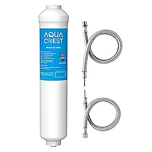 AQUA CREST 5KDC Under Sink Water Filtration System, Direct Connect Under Sink Water Filter, Reduces PFAS, PFOA/PFOS, Chlorine, NSF/ANSI Tested 5K Gallons Ultra High Capacity, USA Tech