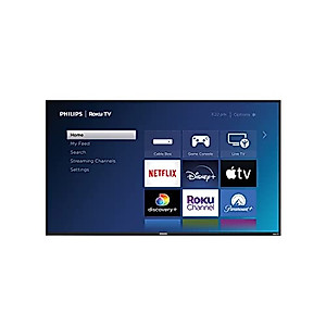 PHILIPS 55-Inch Class 4K 2160p Smart LED TV HDR 60Hz Refresh Rate Works with Siri Hey Google & Airplay + Free Wall Mount (No Stands) 55PFL5756/F7 (Renewed)
