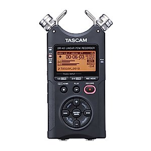 Tascam, 4 AD Converter, usb2.0, Black, DR-40