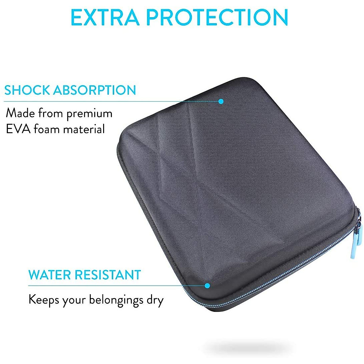 TUDIA EVA Large Empy Hard Case for Dungeons & Dragons RPG Game Accessories, Spell Cards, Dices, Mini Figures, Tokens (Large) [Case ONLY, DND Accessories NOT Included]