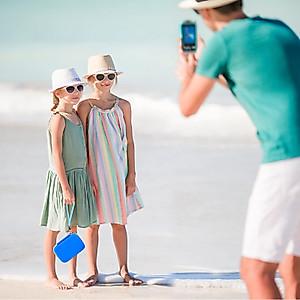 Digital Camera Case Compatible with CAMKORY/for YISENCE/for VAHOIALD/for Kodak Pixpro/for Canon PowerShot ELPH 180 190/ for Sony DSCW800 DSCW830 Kids Camera with SD Card and Cable -Blue