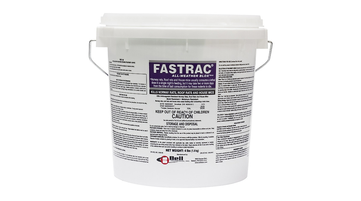 Fasttrac Blox Rodenticide - Fast-Acting Mouse & Rat Killer
