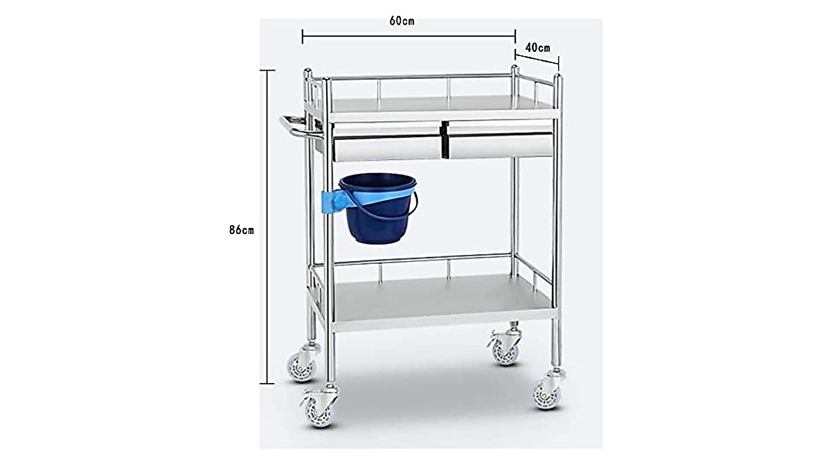 Utility Cart - Efficient Stainless Steel Lab Serving Cart