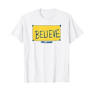 Ted Lasso Believe Yellow Sign T-Shirt