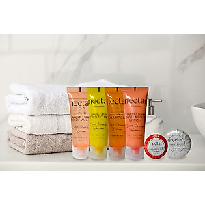 World Amenities - Nectar Bulk Conditioner | 300 Count, 1 oz | Sweet Orange Blossom, Mini Travel Size Toiletries (100% Recyclable Tube with Flip Top Cap) Hotel Amenities, Airbnb Rentals.