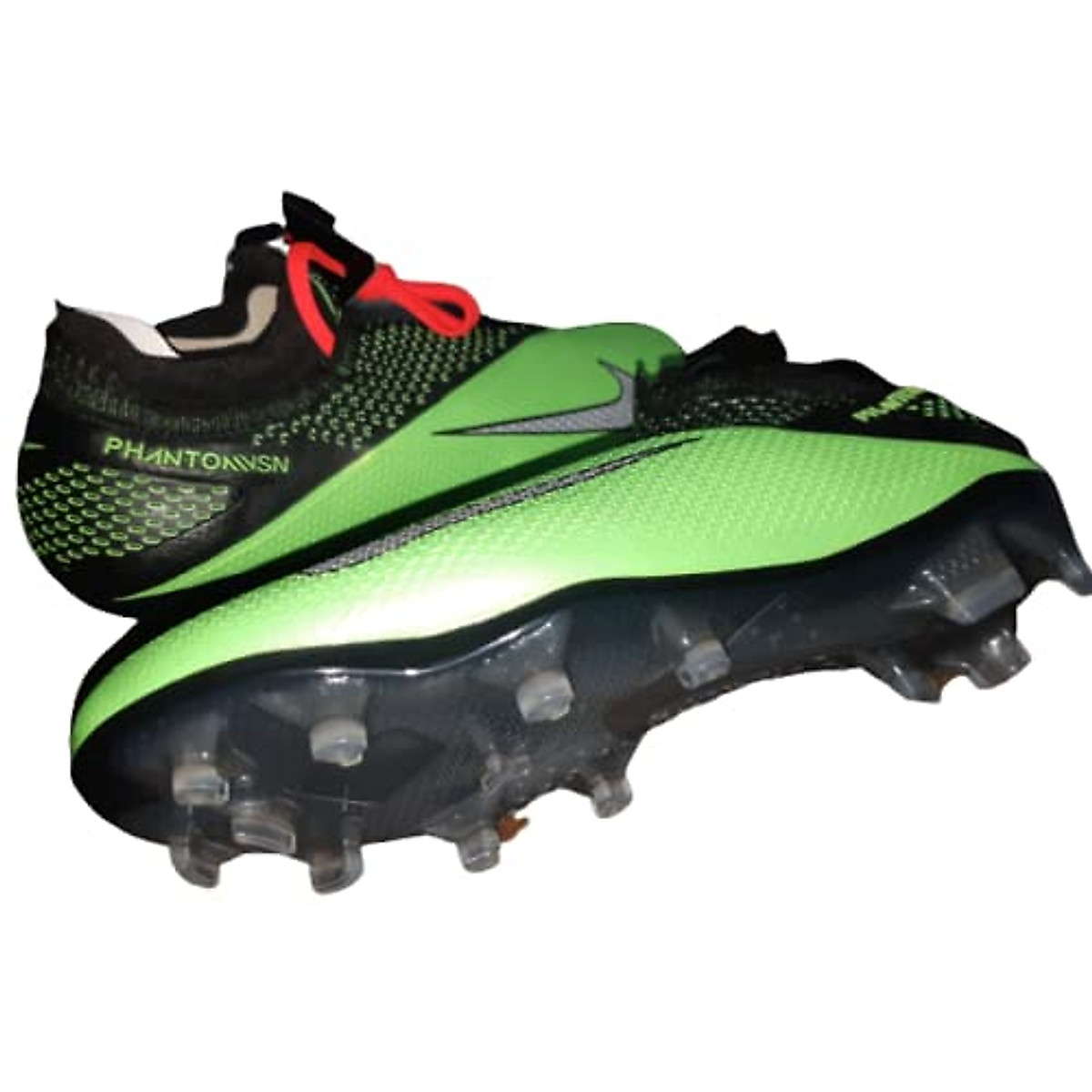 Nike Phantom VSN 2 Elite DF FG Mens Football Boots CD4161 Soccer Cleats (UK 10 US 11 EU 45, Black Metallic Platinum 036)