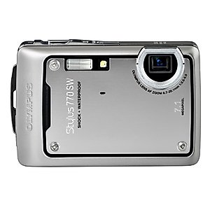 Olympus Stylus 770SW 7.1MP Digital Camera with 3x Optical Zoom (Silver)