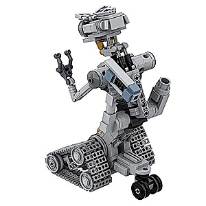 Johnny 5 Robot Short CircuiIt Building Toy Set for Kids, Boys, Girls; Johnny 5 Mecha Movie Circuit Robot Johnny 5 Figures Model Toys, Johnny 5 Robot Building Blocks for Ages 7+ (313 Pieces)