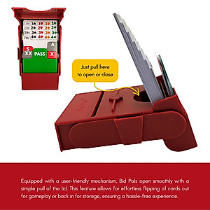 Baron Barclay Bid Pal – Bridge Bidding Devices for The Card Game Bridge – Set of 4