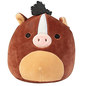 Squishmallows Mystery 5-Inch Farm Plush - Receive 1 of 4 Styles - Official Jazwares - Horse, Pig, Donkey or Goat - Collectible Soft & Squishy Mini Stuffed Animal Toy - Gift for Kids, Girls & Boys