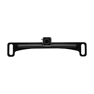 DS18 RCNLP/BK Black License Plate Backup Camera, Parking Guide, Waterproof, LED Night Vision, Full Color Reverse Camera for Car - Back Up Camera for Car, Trucks, SUV, Etc.