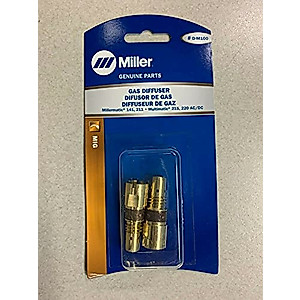 GSParts 2 Pack Miller Electric D-M100 Gas Diffuser MDX 141 211 215 220 Welding Acculock