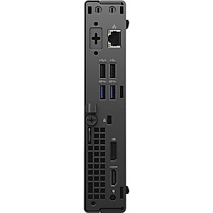 Dell OptiPlex 3000 3080 Desktop Computer - Intel Core i3 10th Gen I3-10105T - 8 GB RAM DDR4 SDRAM - 128 GB NVMe M.2 PCI Express M.2 SSD - Micro PC - Black