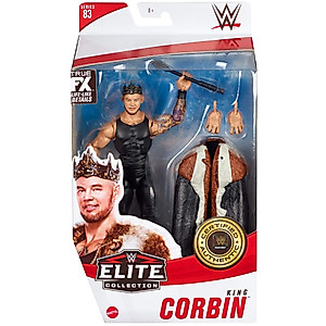 WWE King Corbin Elite Collection Series 83 Action Figure 6 in Posable Collectible Gift Fans Ages 8 Years Old and Up​