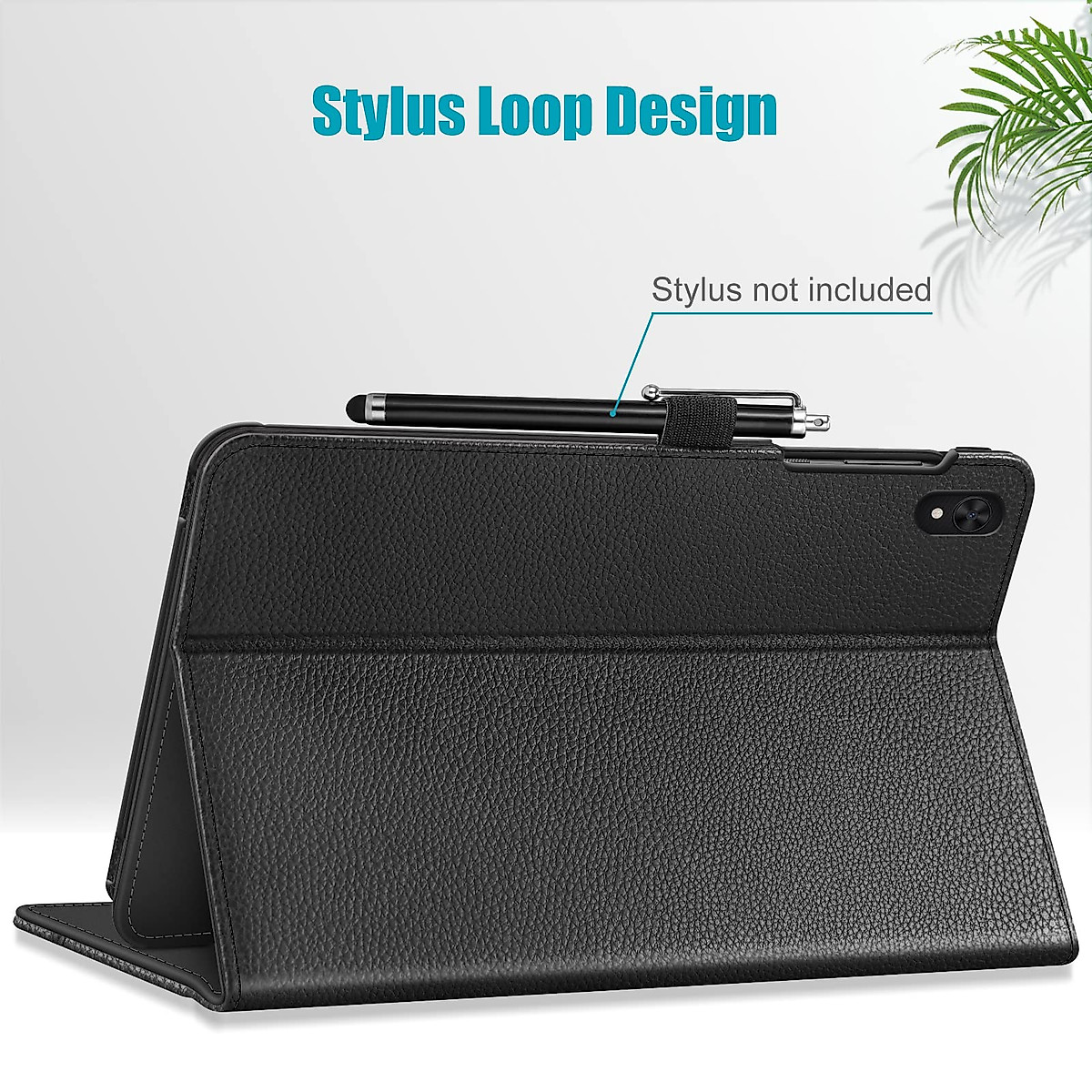 Fintie Case for Alcatel Joy Tab 2 (9032Z) / TCL Tab 8 (9038s) Tablet - [Hands Free] Multiple Angle Viewing Folio Stand Cover with Pocket (Black)