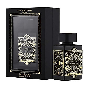 Lattafa Perfumes Bade'e Al Oud for Glory & Amethyst EDP - Eau de Parfum 100ml(3.4oz) | Saffron, Lavender, Nutmeg, Musk, Patchouli, Rose, Jasmine & Bergamot