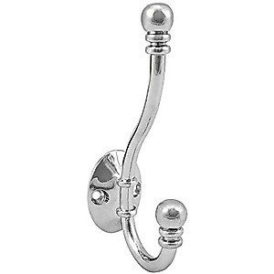 Cosmas 10 Pack 36267CH Polished Chrome Heavy Duty Coat & Hat Hook