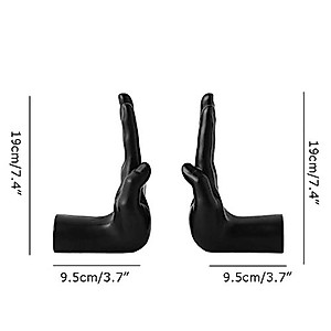 SMLZV Nonskid Thickening Bookends Book Organizer for Library School,Office,Home Study Desk Organizer (Color : White)