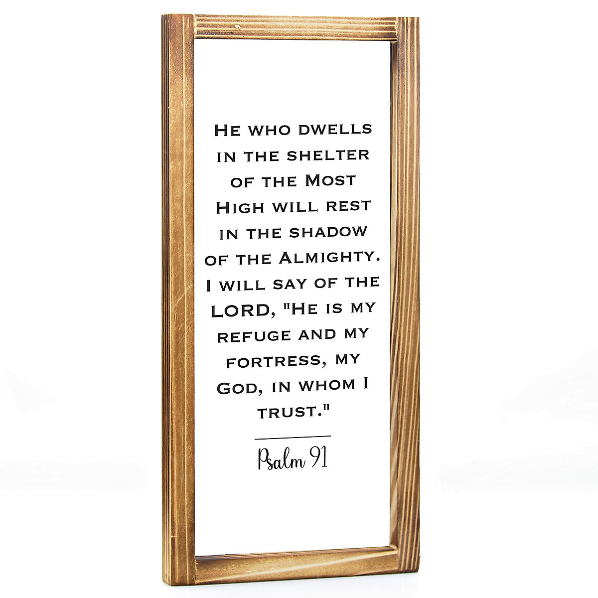 Psalms 91 Wall Decor - Spiritual Home Art