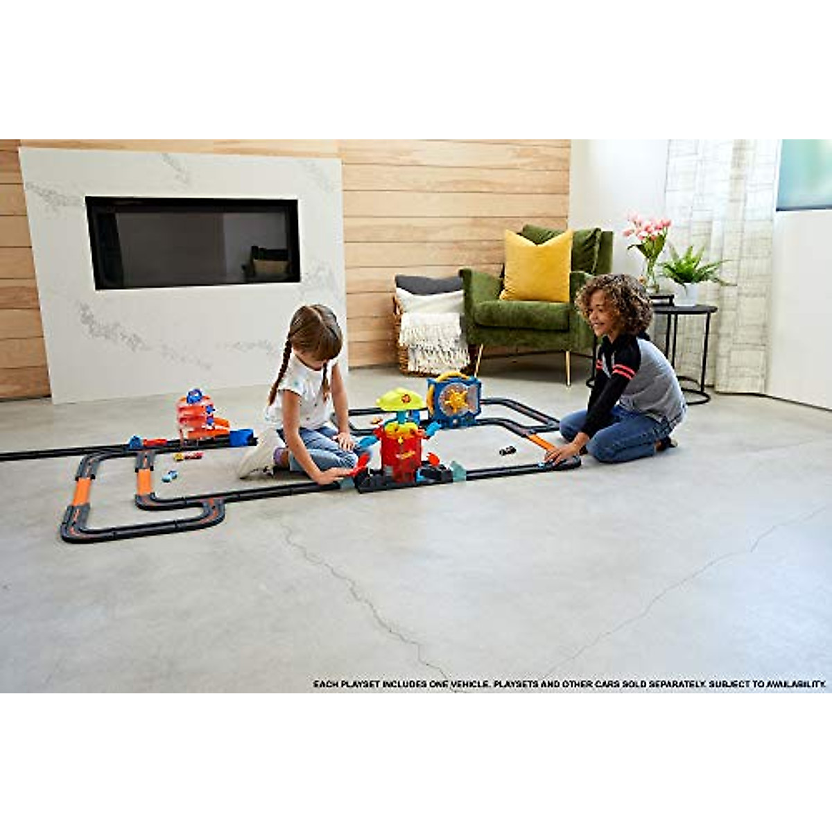 Hot Wheels City Super City Fire House Rescue Play Set Themed Play Set Connection System Ages 3 Years to 8