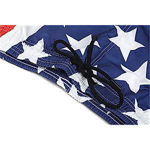 Andongnywell Women's High Waist Workout Printed Shorts Athletic Tummy Control Running Short Pant Hot Pants (Multicolor 6,Medium)