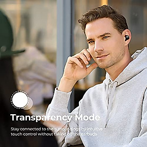 SoundPEATS Mini Pro HS Wireless Earbuds with Hi-Res Audio and LDAC Tech, Hybrid Active Noise Cancelling Bluetooth 5.2 Earphones, 6 Mics and ENC for Clear Calls, 28 Hours of Playtime, 70ms Game Mode