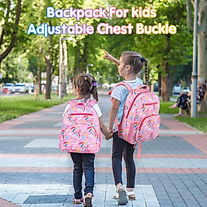 JoyLEME Backpack for Girls Kids, Ideal Kids Rainbow Clouds School Backpack Casual Daypack, Waterproof Preschool Kindergarten Elementary Large Capacity Schoolbag Teen Girls Valentine's Day Gifts（12L）